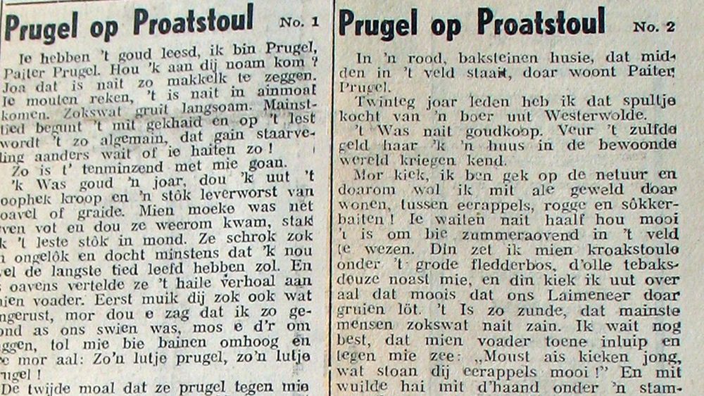 Vroag&Antwoord: Prugel en andere bengels - RTV Noord