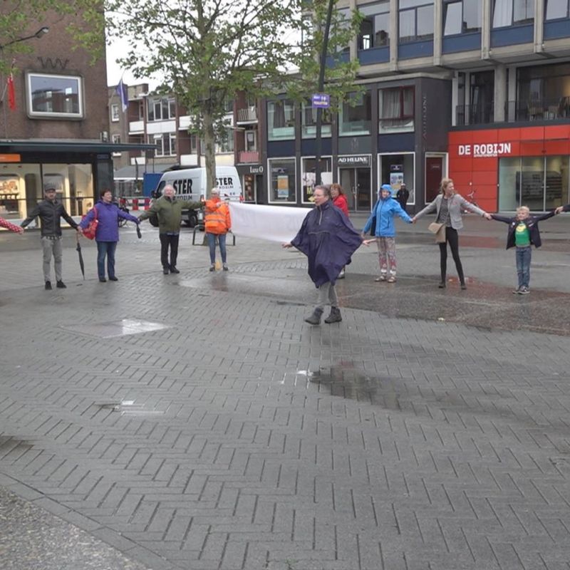 'Bos op het Plein' toont met 'marktmob' omvang Markthal en Hijschkamer ...