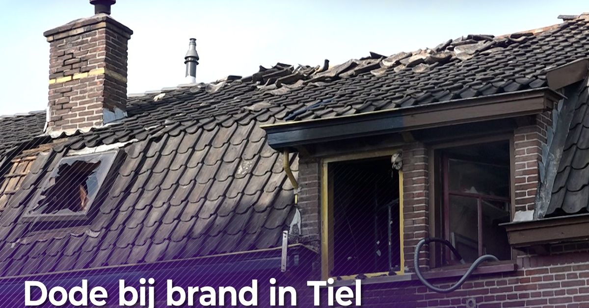 Identiteit dode bij brand Tiel vooralsnog onbekend - Omroep Gelderland