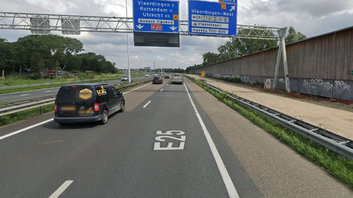 Let op: A20 dit weekeinde 's nachts in één richting dicht voor ...