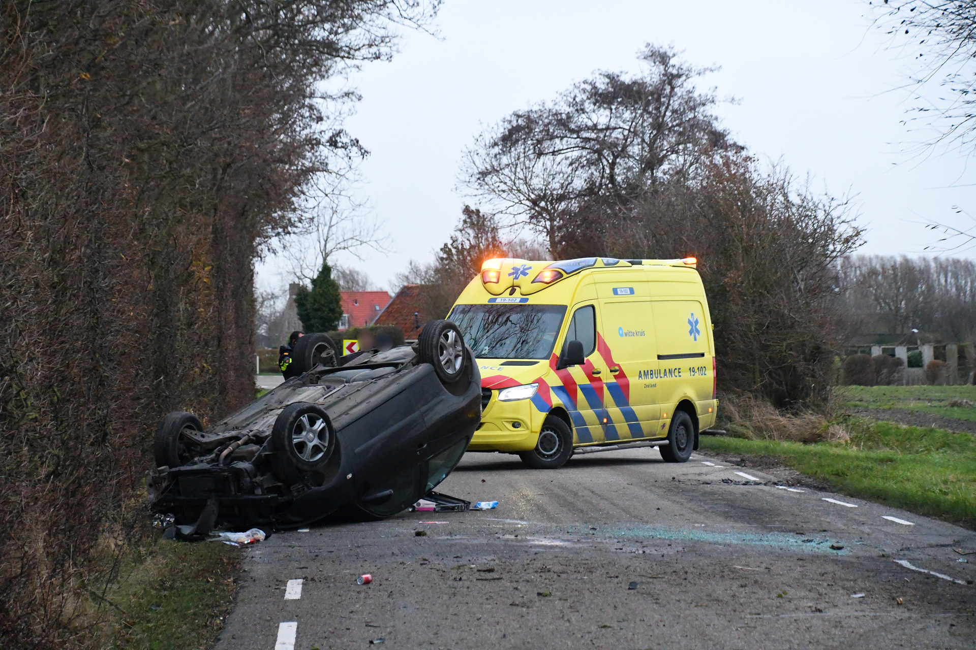 Automobilisten negeren wegafzetting na ongeluk: 'Op korte termijn ...
