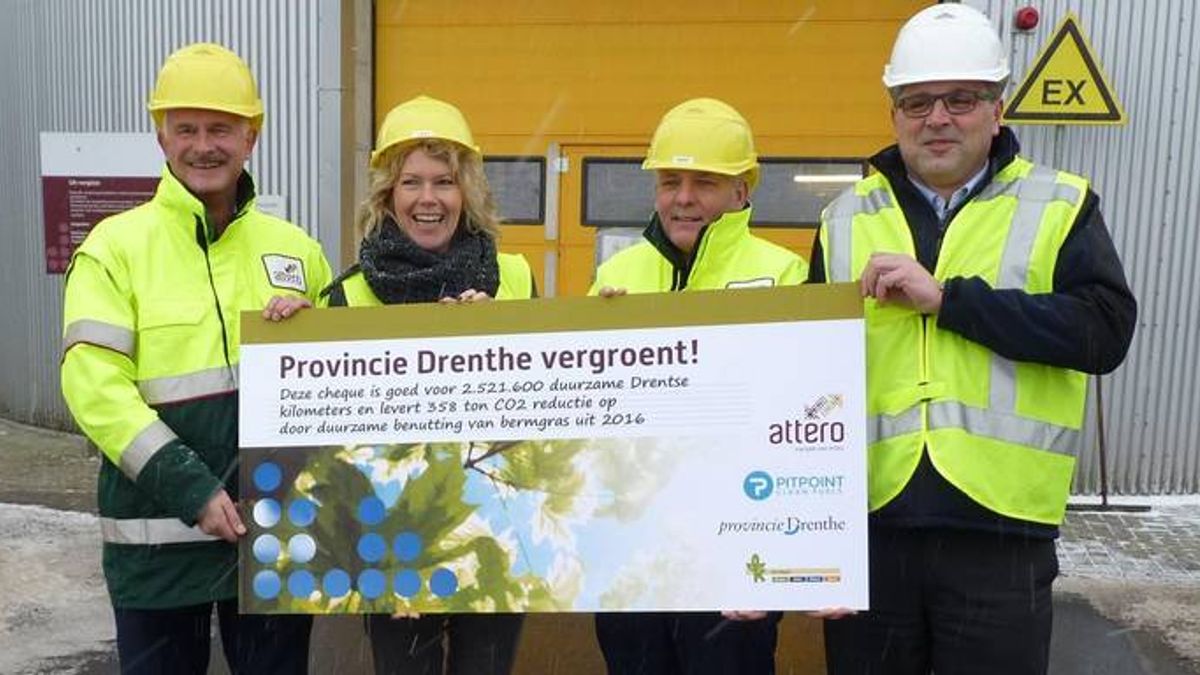 Bermgras uit Drenthe zorgt voor miljoenen duurzame kilometers - RTV Drenthe
