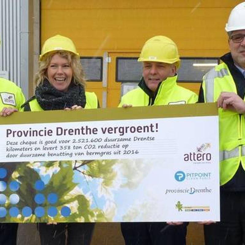 Bermgras uit Drenthe zorgt voor miljoenen duurzame kilometers - RTV Drenthe