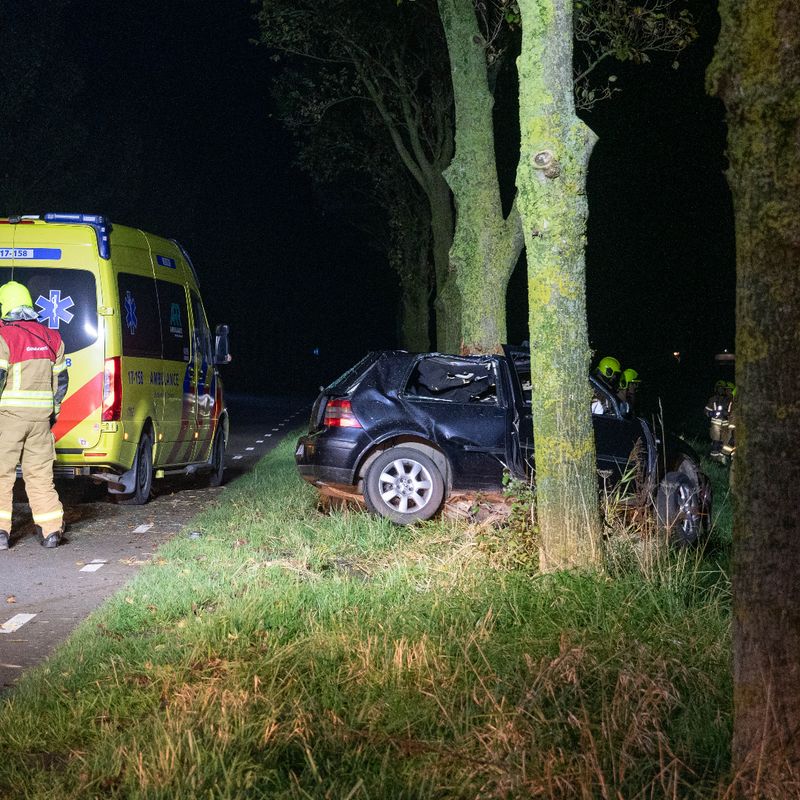 Automobilist (25) overleden na botsing tegen boom - Rijnmond