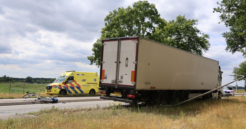 Fietser ernstig gewond bij aanrijding met vrachtwagen in Afferden - L1 Nieuws