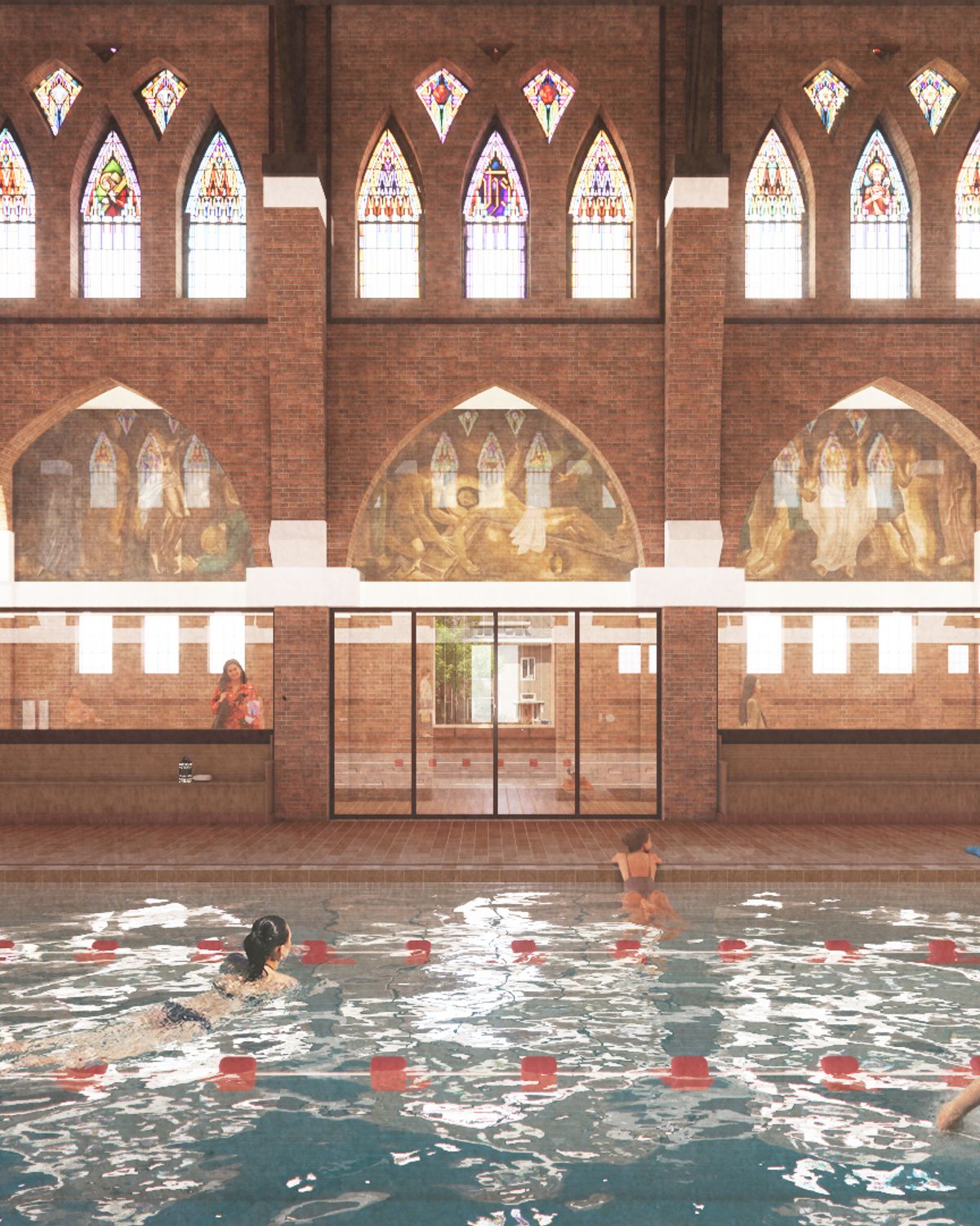 Duik in stadsbad in voormalige Heerlense kerk moet eind 2027 kunnen ...