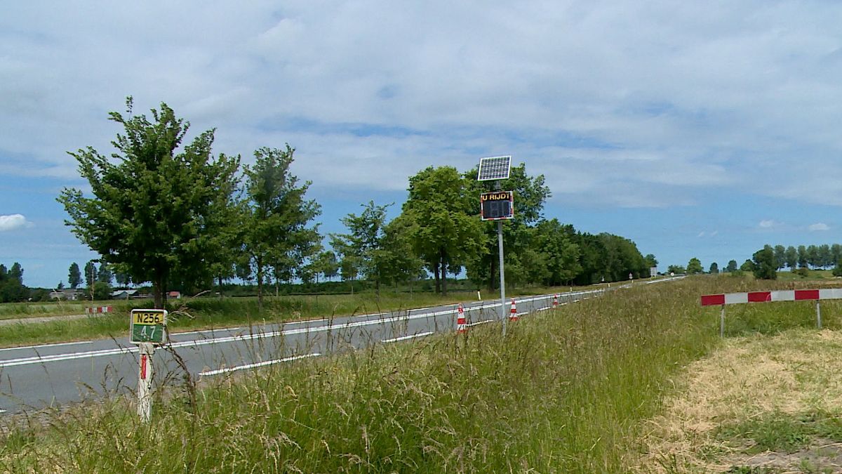 Matrixbord langs Deltaweg geplaatst voor bewustwording snelheid ...