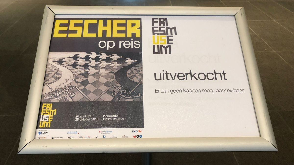 Escher op reis trekt 256.450 bezoekers; record voor Fries Museum ...