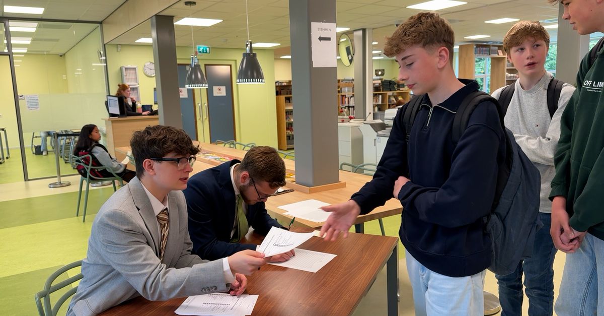 PVV wint Scholierenverkiezingen, ChristenUnie grootste in Veenendaal ...