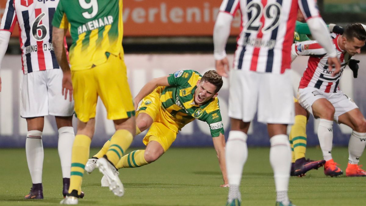 Ernstige knieblessure voor Kevin Jansen - Omroep West