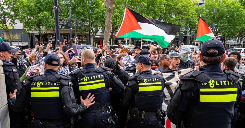 90 aanhoudingen na demonstratie tegen rol van haven in Gaza - Rijnmond