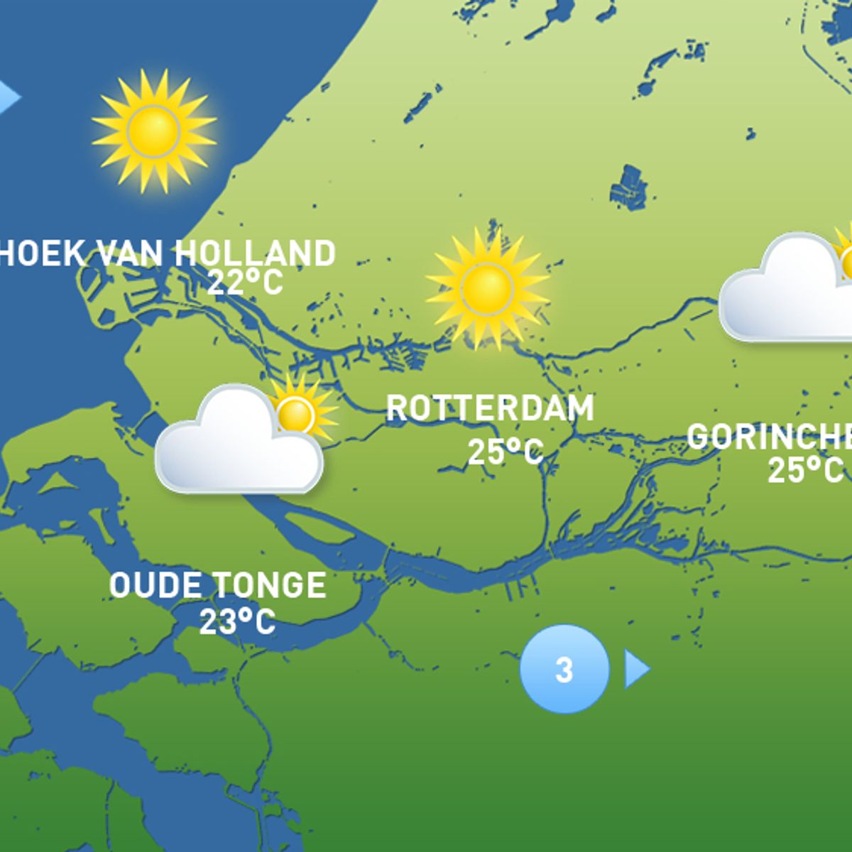 Het weer van vandaag: vrij zonnig en warm - Rijnmond