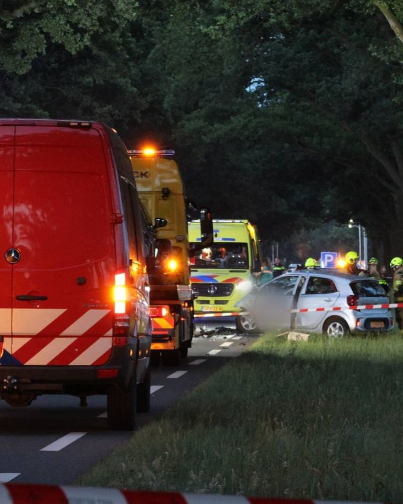 Man (28) overleden bij botsing op N224 - Omroep Gelderland
