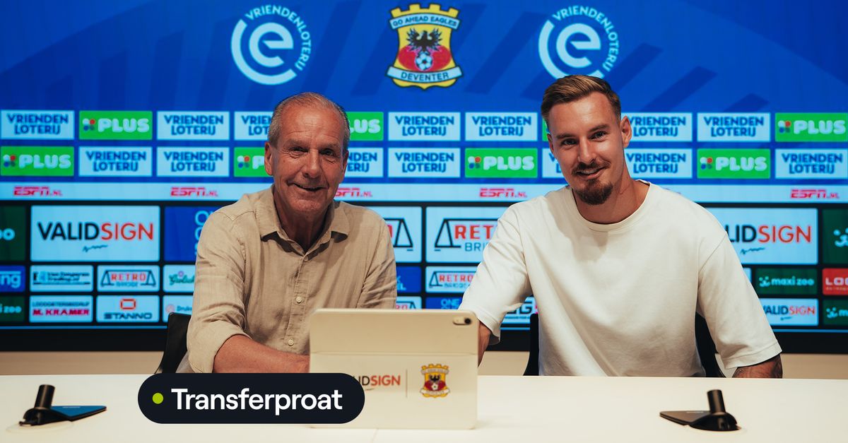 GA Eagles speelt in op vertrek De Busser en haalt doelman Hauge naar ...