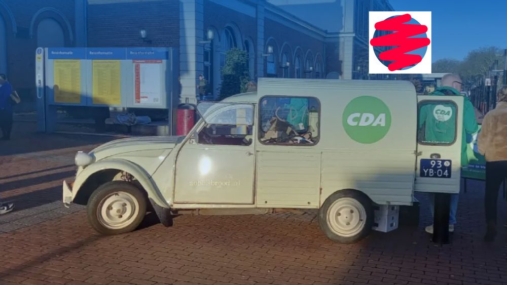 Flyer-actie CDA met koffiewagen mocht niet: ‘Sowieso niet op de stoep ...