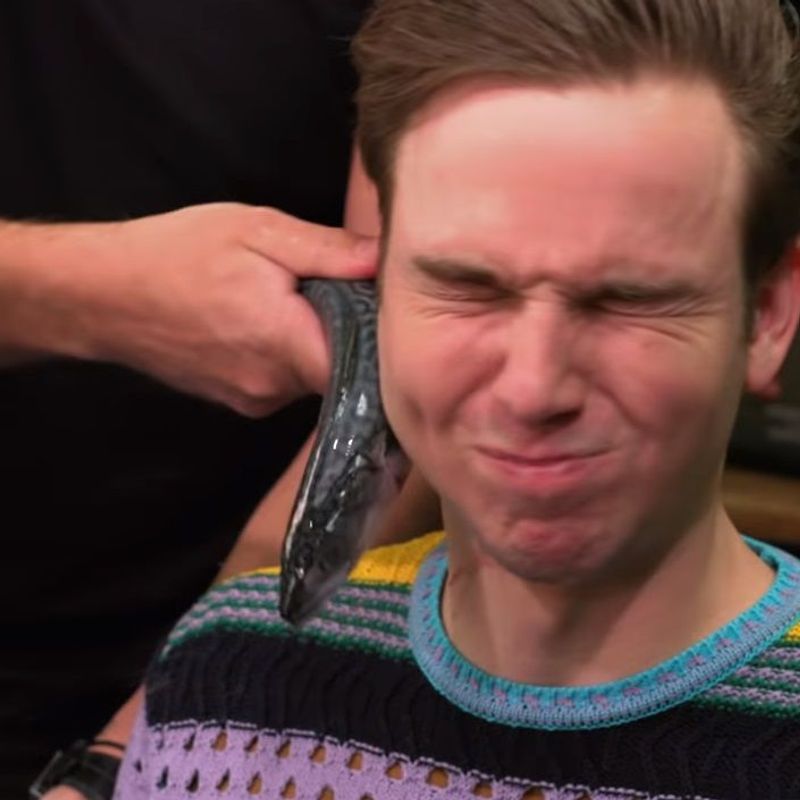 Jan Smit slaat vlogger in het gezicht met een vis - L1 Nieuws