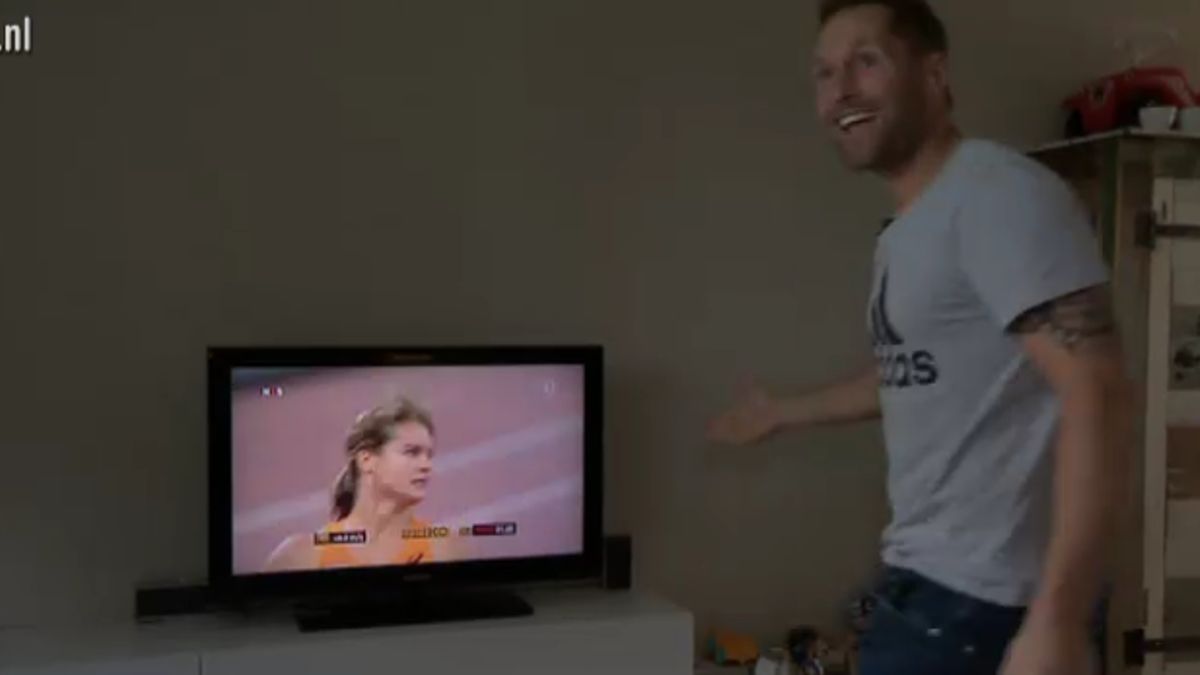 Rens Blom juicht voor Dafne Schippers - L1