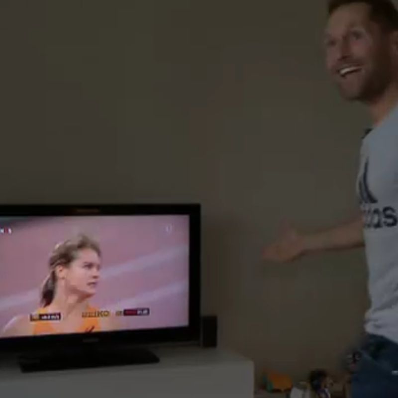 Rens Blom juicht voor Dafne Schippers - L1