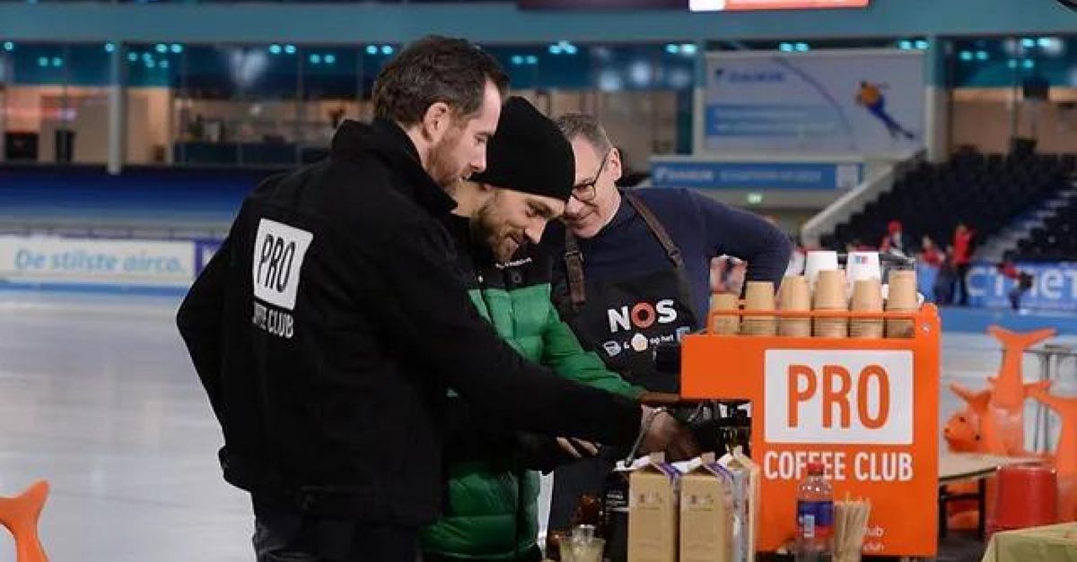 Nick Bons reist met koffie topsporters achterna: 'Enige stimulerende ...