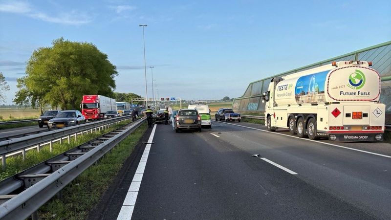 Drukke ochtendspits met veel vertraging door ongelukken - Rijnmond