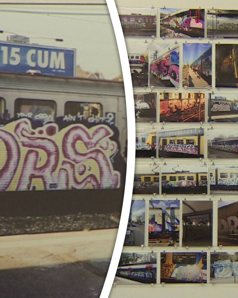 Geen trein was veilig voor 'DRS', toch is hun graffiti nu te zien op ...