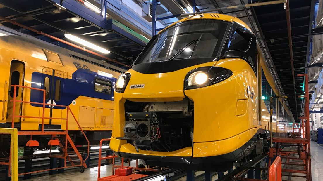 NS test nieuwe intercity 'de wesp' in Drenthe en Groningen - RTV Drenthe