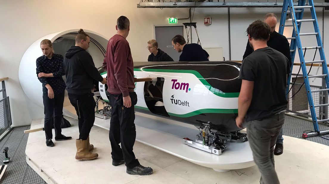 Hyperloop in Spoorwegmuseum: binnen half uur van Amsterdam naar Parijs - RTV Utrecht