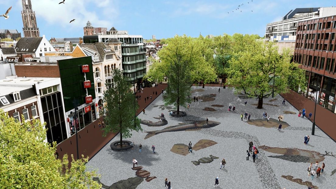 Dit is het vernieuwde Vredenburgplein in Utrecht - RTV Utrecht
