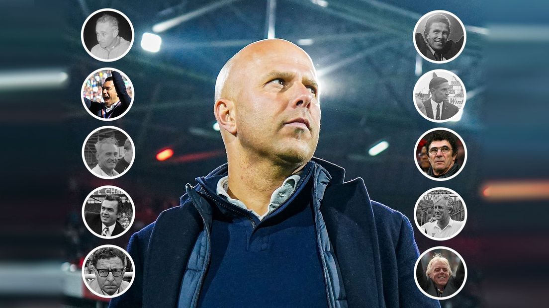 Kampioen met Feyenoord: deze tien trainers gingen Arne Slot voor en zo ...