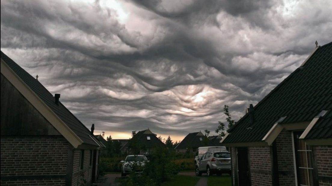 Nieuw soort wolk gefotografeerd boven Drenthe - RTV Drenthe