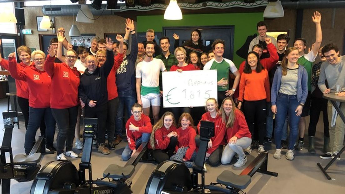 Wageningse studenten roeien 1800 euro bij elkaar voor gedupeerde ...