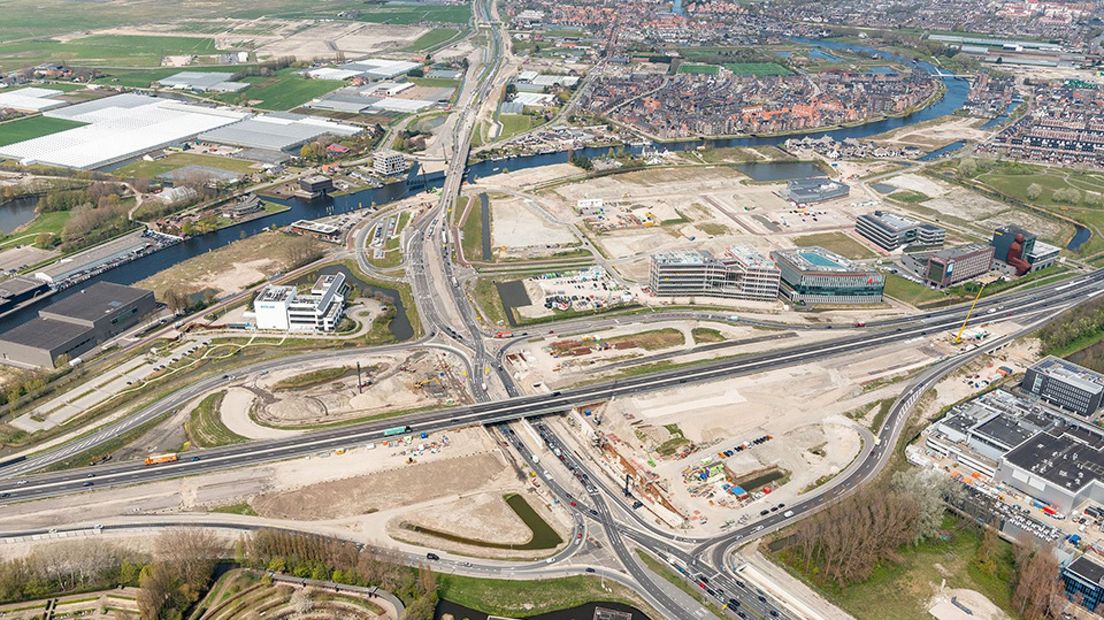 N206 dit weekend dicht tussen A44 en Katwijk - Omroep West