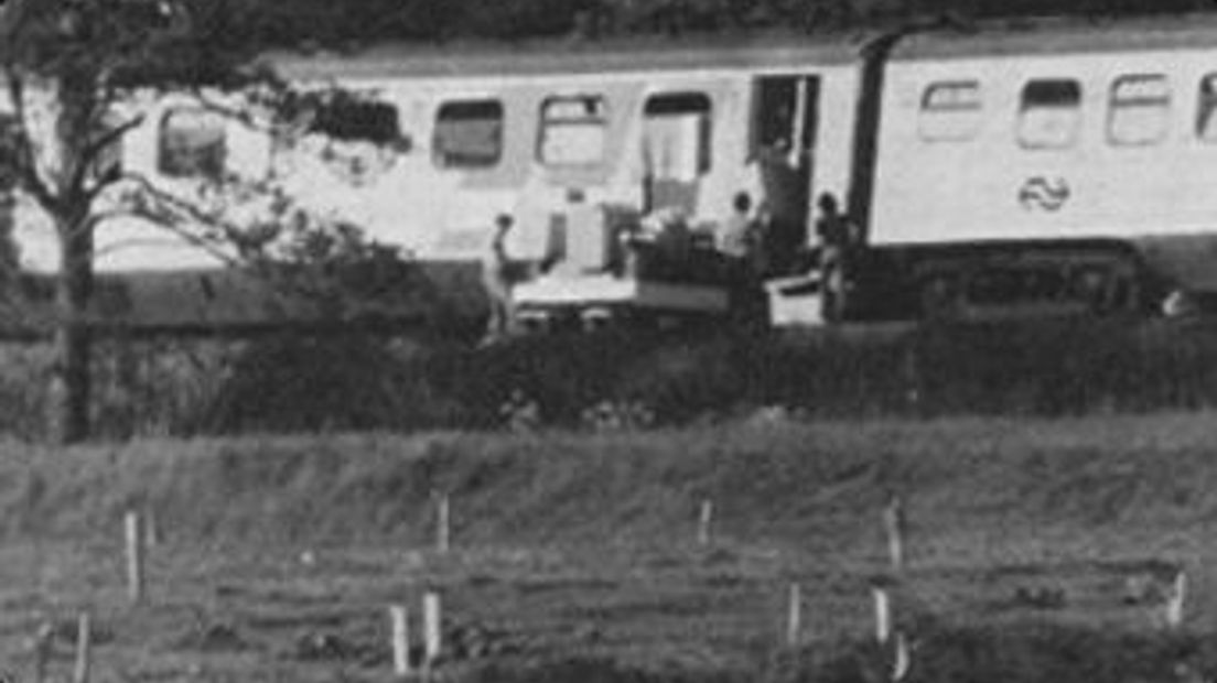 Filmopnames over treinkaping De Punt - RTV Drenthe