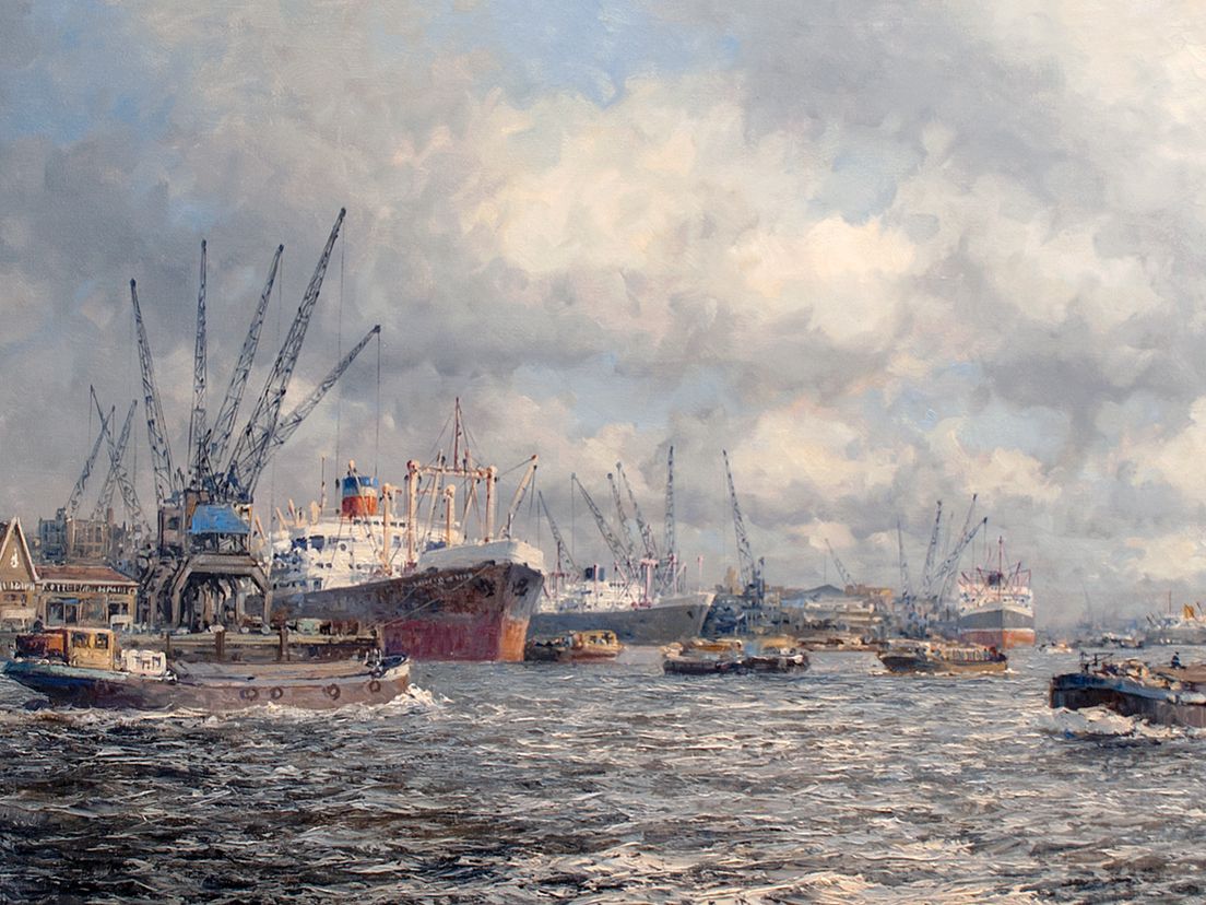 Marius de Jongere: de bekendste havenschilder van Rotterdam die nee zei ...