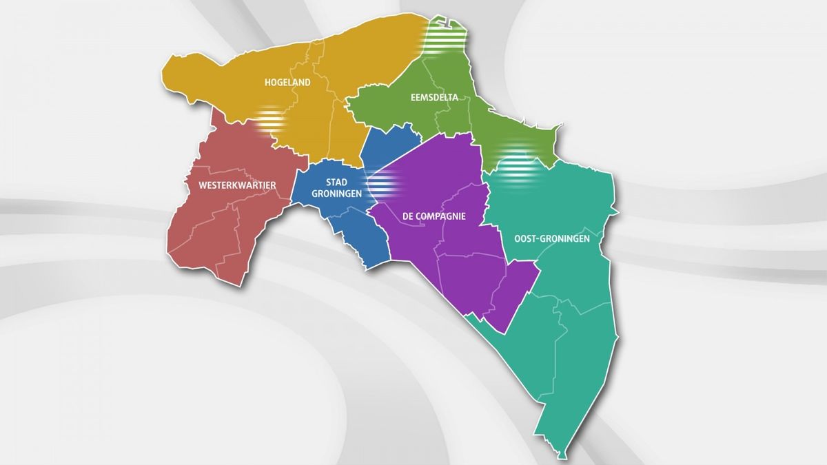Grote herindeling Groningen: van 23 gemeenten terug naar zes - RTV Noord