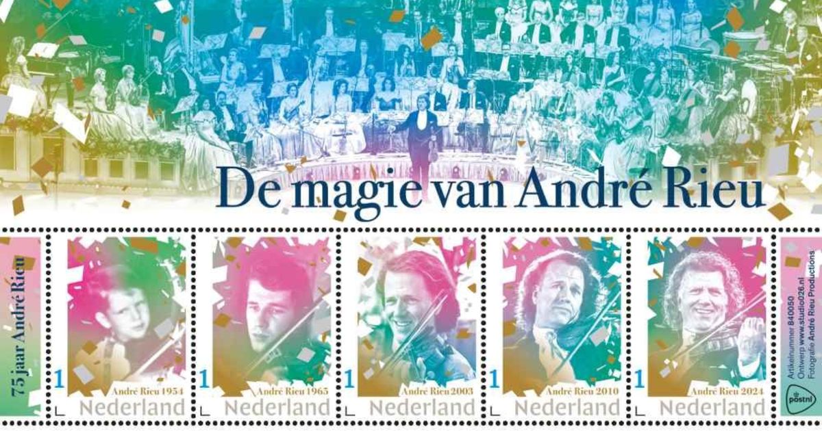 Eigen postzegels voor André Rieu - L1 Nieuws