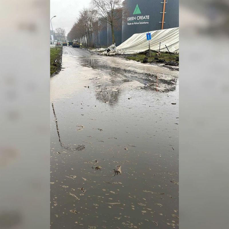 Mestzak ontploft bij producent biogas in Wijster - RTV Drenthe