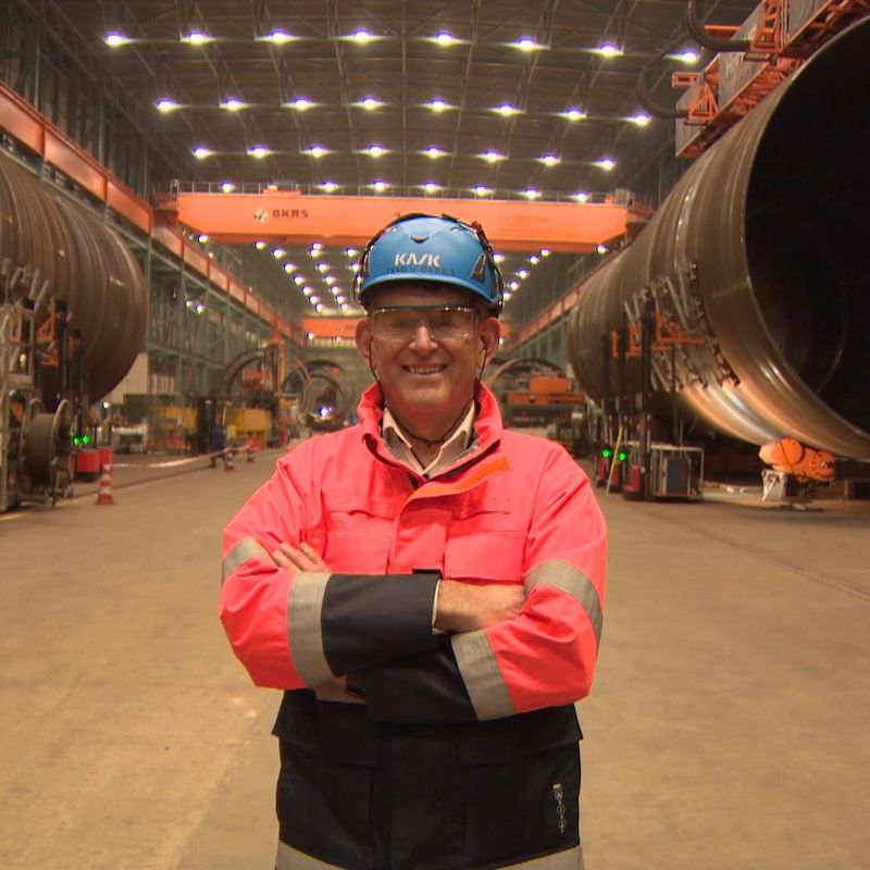 Havenman Fred van Beers maakt funderingspalen voor windmolens: ‘Je kan ...
