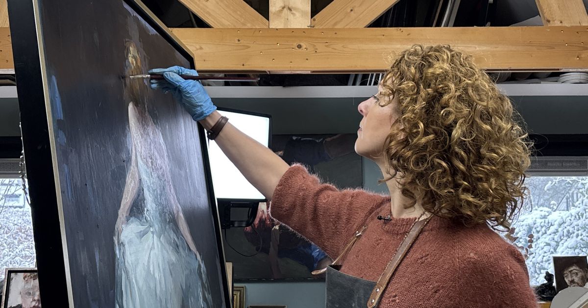 Kunstenares uit Vries wint met schilderij in tv-programma 'De Gezonken ...