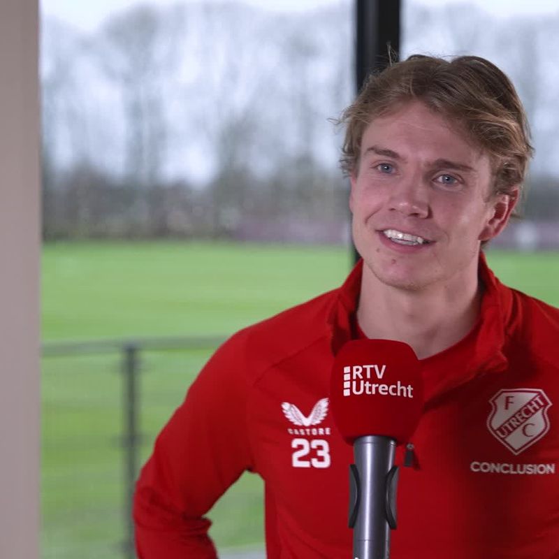 Niklas Vesterlund hoopt zondag te scoren - RTV Utrecht