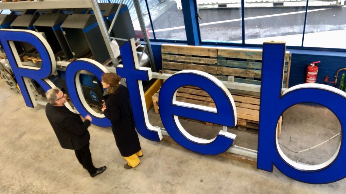 Roteb-letters verhuizen naar Museum Rotterdam - Rijnmond