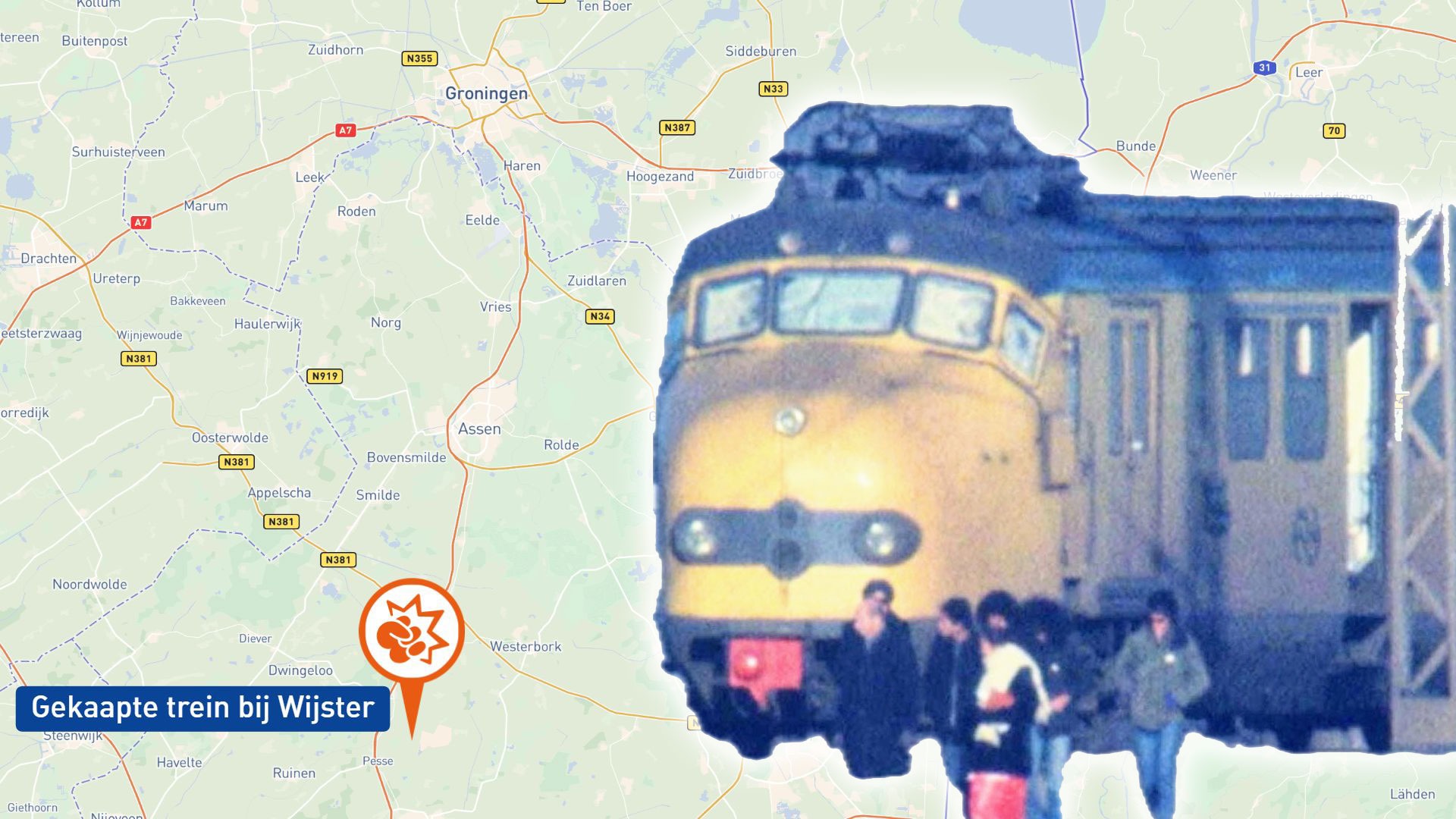 De trein die 50 jaar geleden niet meer verder ging: 'Shit, ze gaan me ...