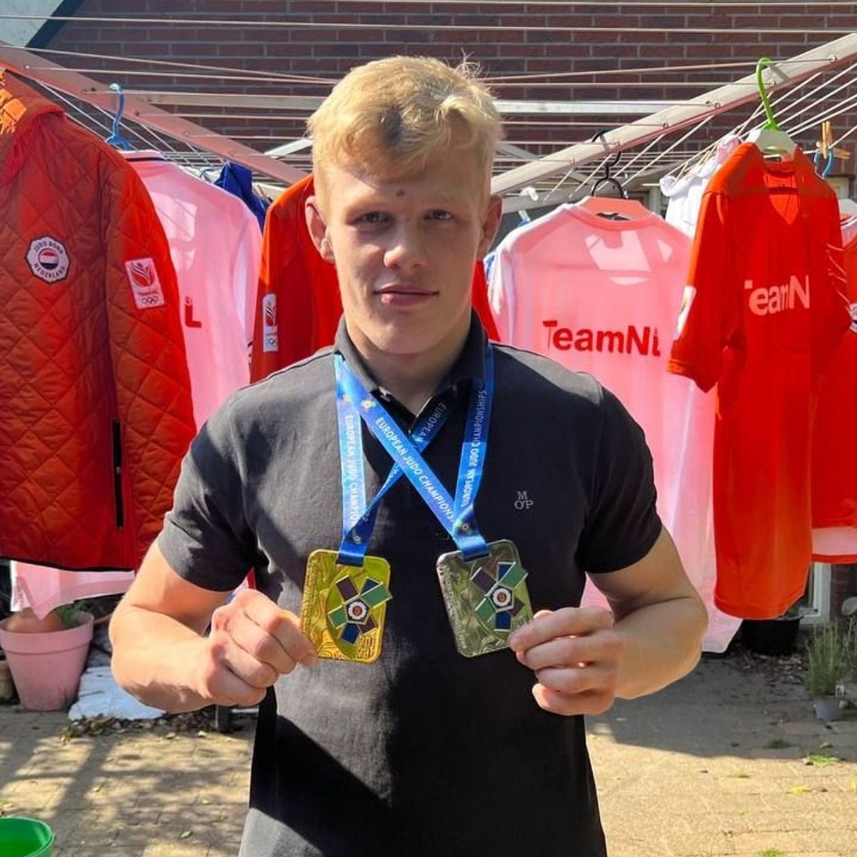 Europees judokampioen Lars van Oostrum (20): 'Knotsgek! Ik heb nog ...