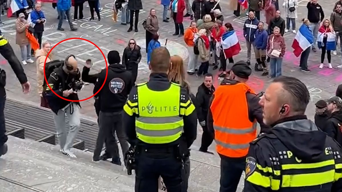 Cameraman doet aangifte van klappen tijdens filmen demonstratie - RTV ...
