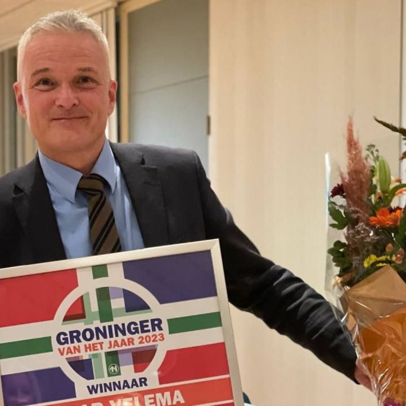 Jaap Velema is Groninger van het Jaar 2023 - RTV Noord
