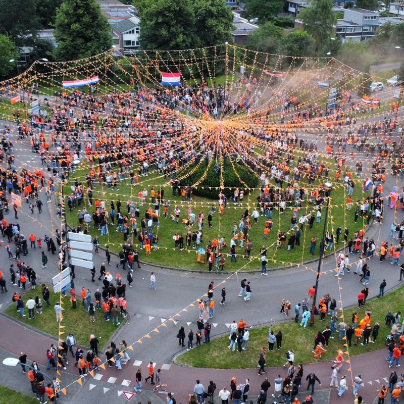 Feest barst los na overwinning Oranje op EK - Omroep Gelderland