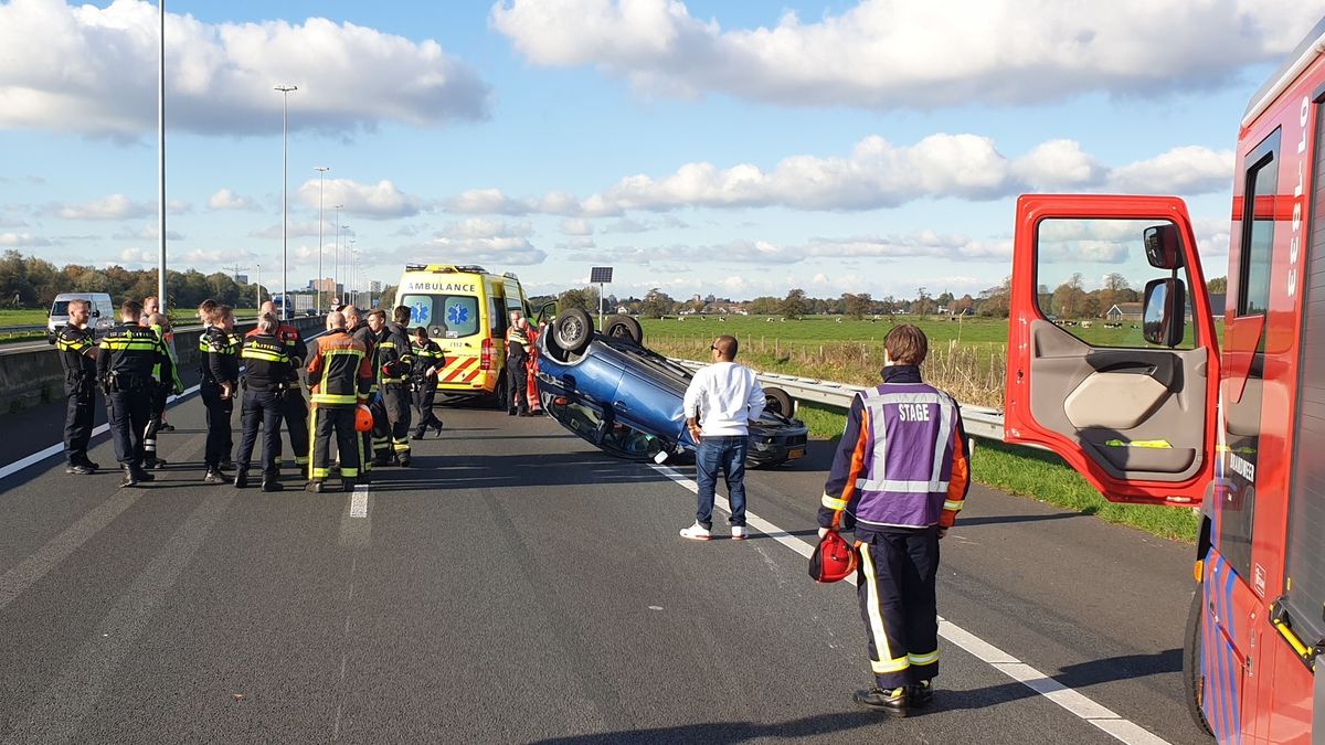 Ongeluk op A28; file richting Stad opgelost (update) - RTV Noord