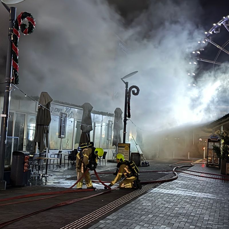 Grote brand in café in Roermond: flinke rookontwikkeling bij bioscoop ...
