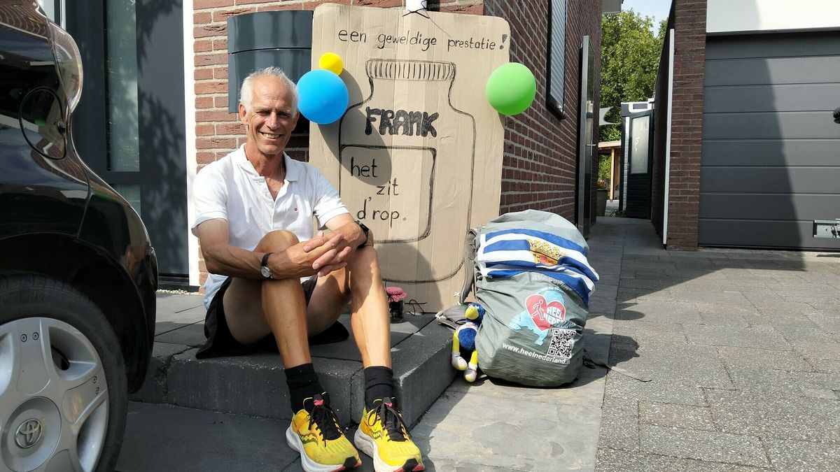 4.500 kilometer, 342 gemeenten en één doel, Frank Boerebach is bijna ...