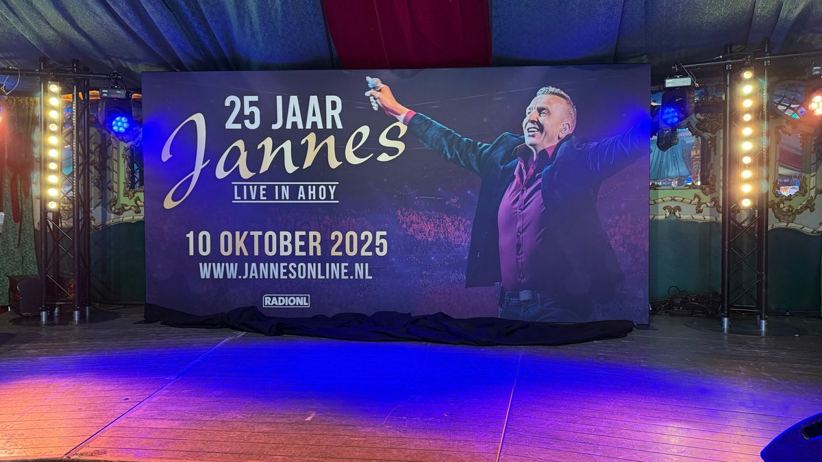 Jannes zingt 25 jaar het levenslied en viert dat met een concert in Ahoy - RTV Drenthe